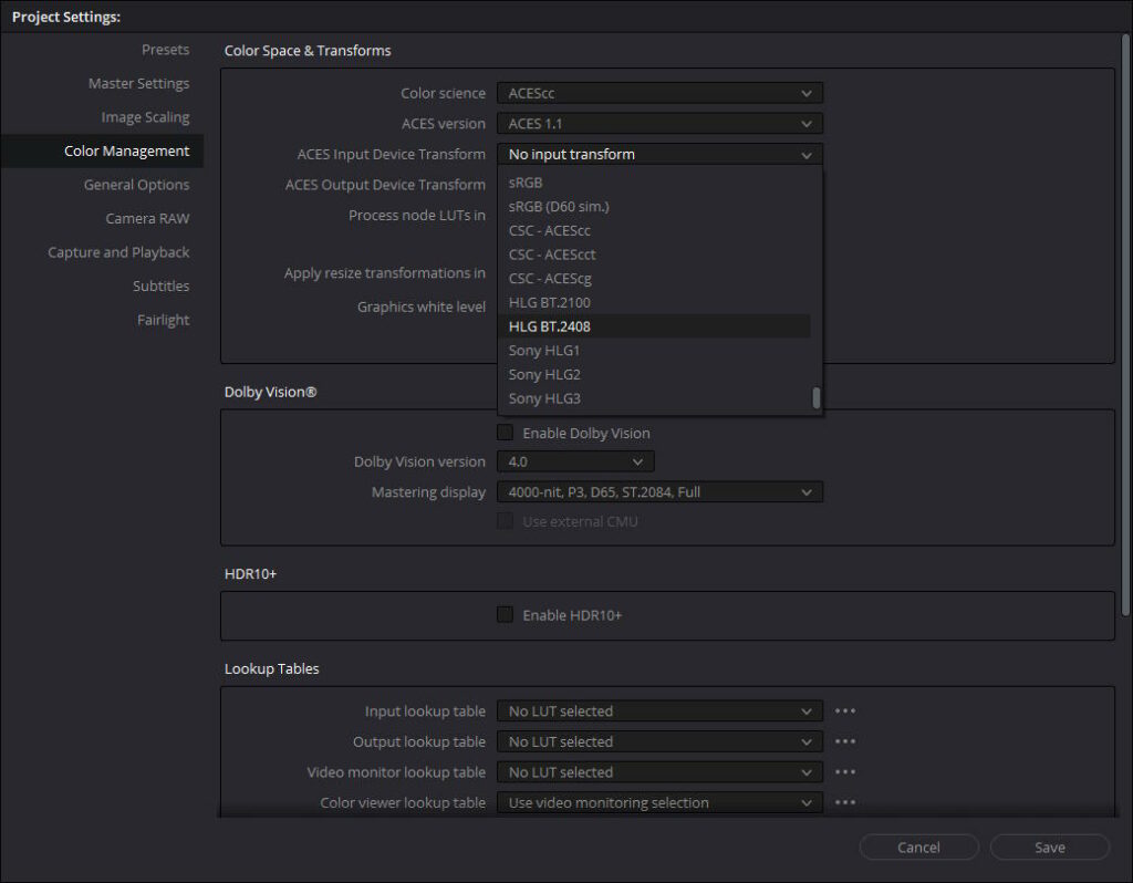 Recording & Editing with Hybrid Log Gamma (HLG) – Part 2 – xtremestuff